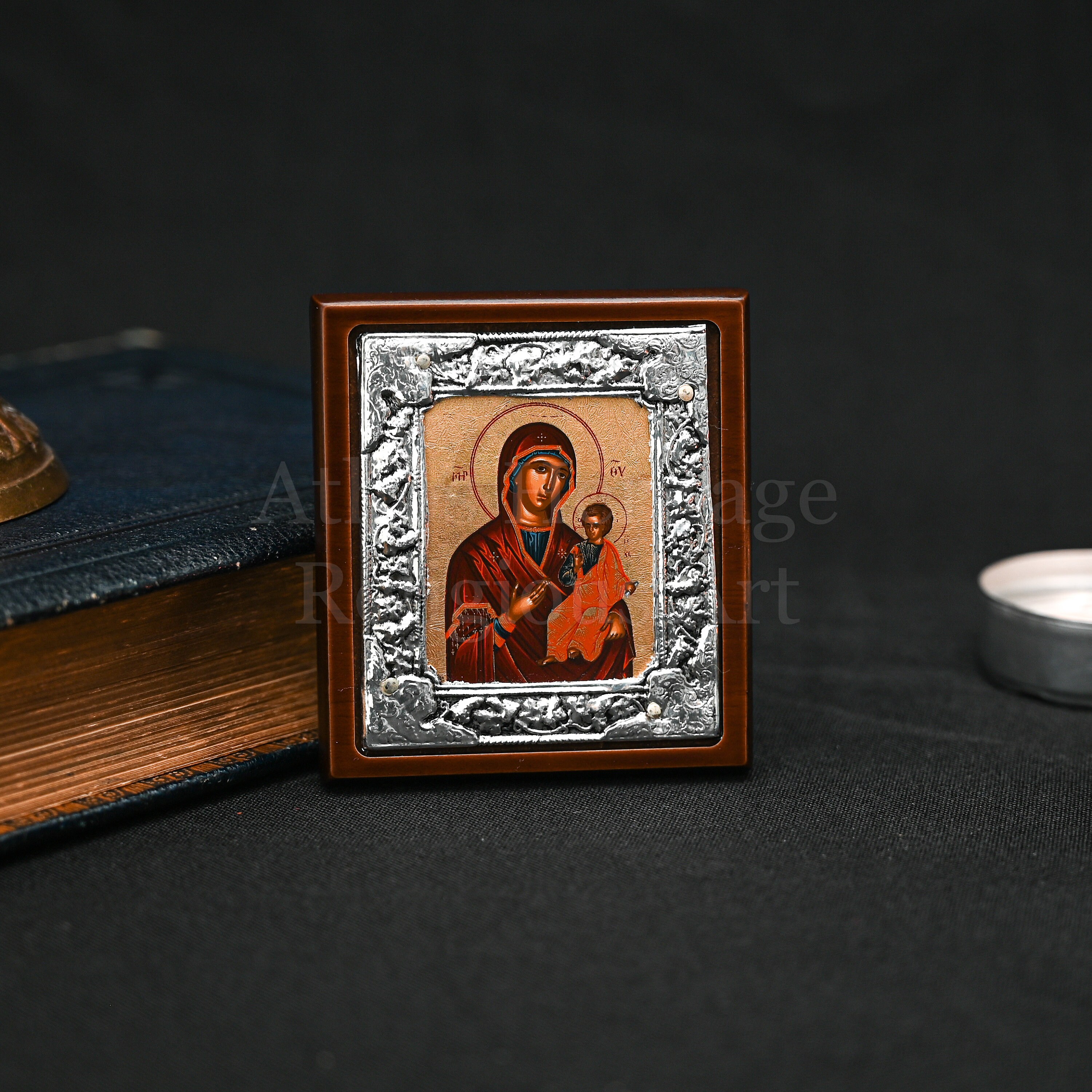 Virgin Mary Icon, Panagia Amolyntos Byzantine Hagiography, Eastern ...
