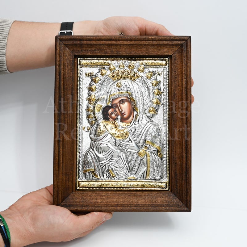 Virgin Mary Icon - Etsy