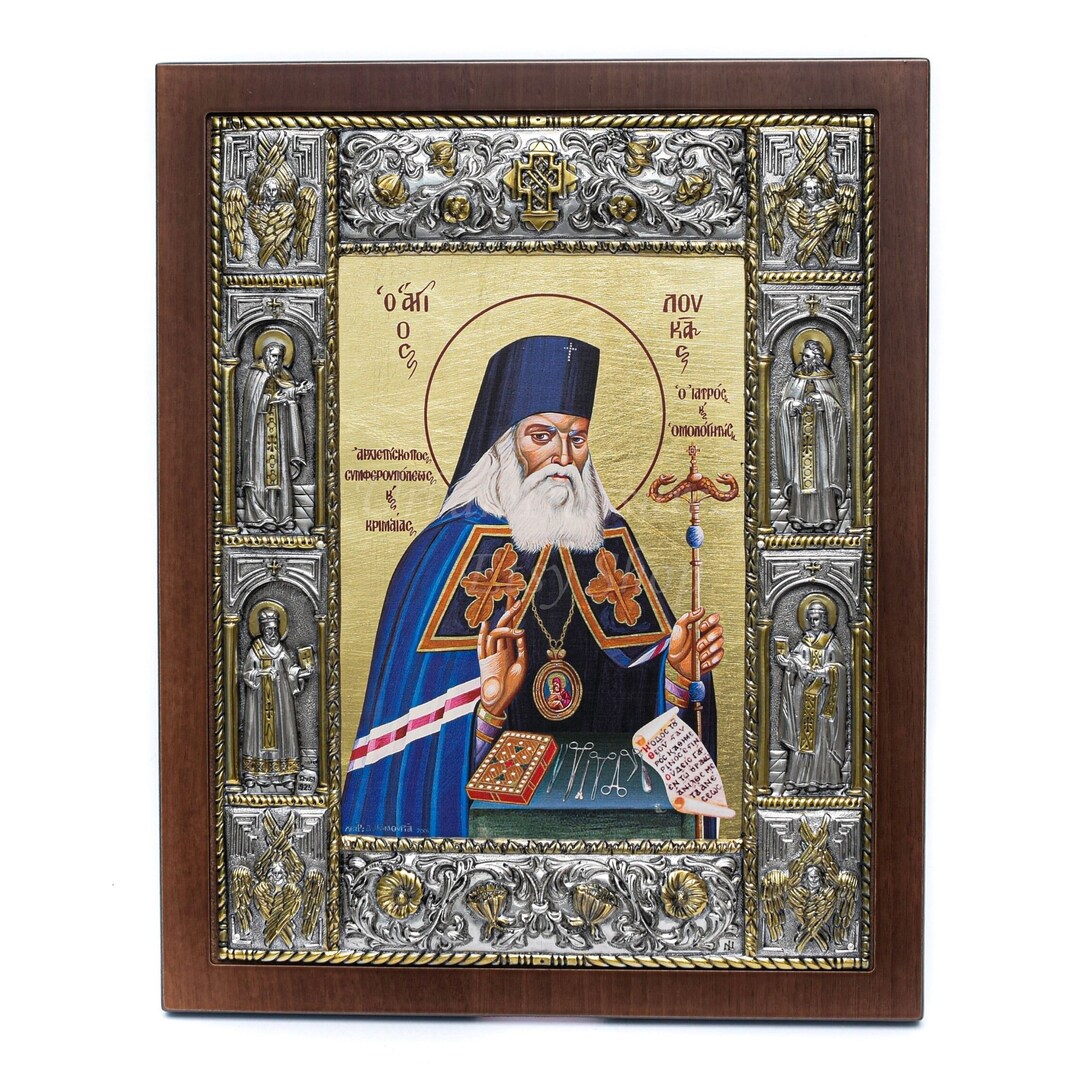 Saint Luke the Doctor, Healing Priest Miraculous Gift, Greek Orthodox ...