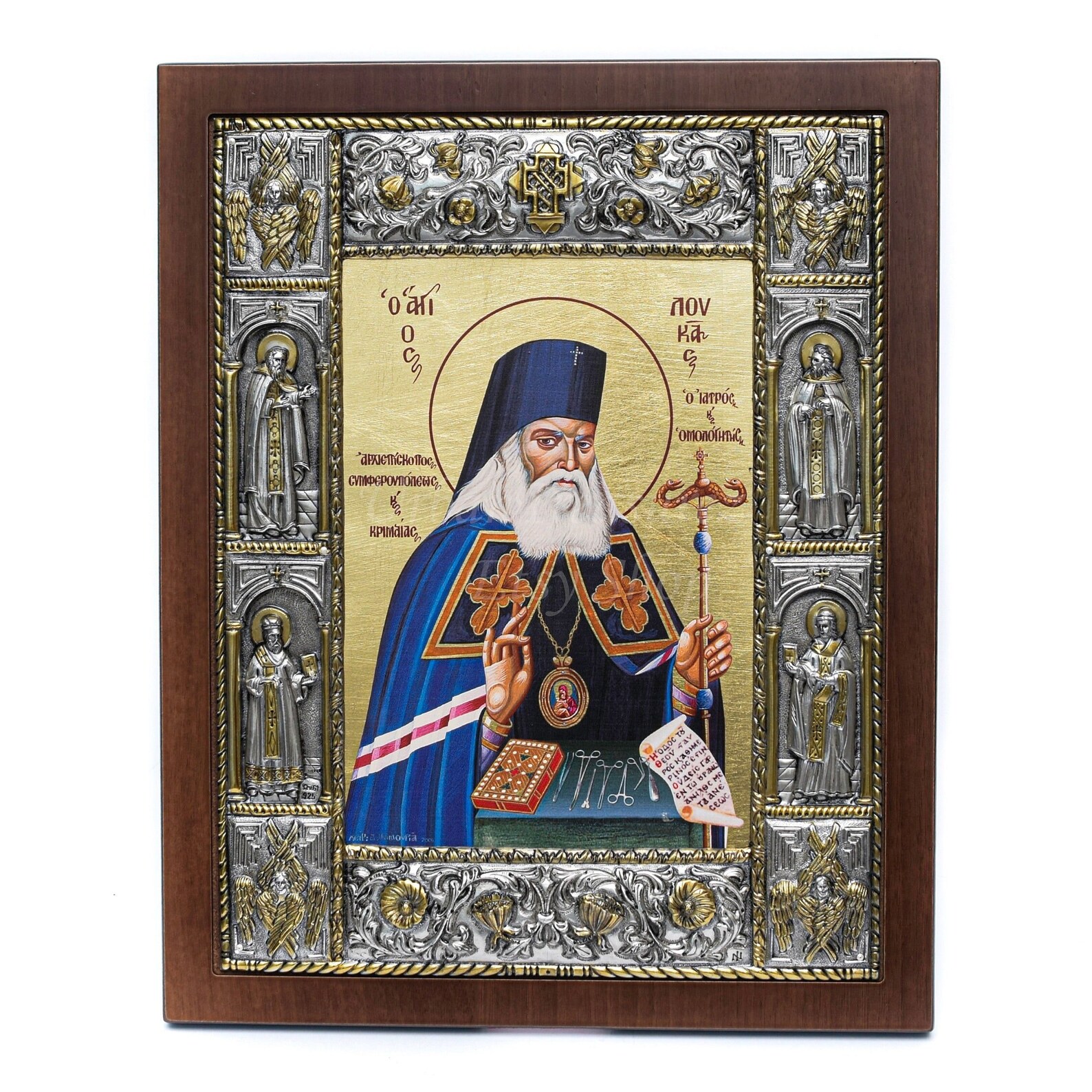 Saint Luke the Doctor, Healing Priest Miraculous Gift, Greek Orthodox ...
