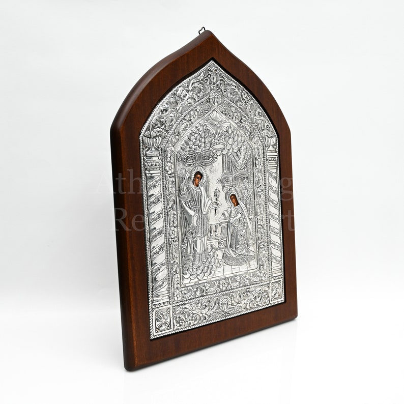 The Annunciation Icon of Tinos Island, Virgin Mary Evangelistria Church ...