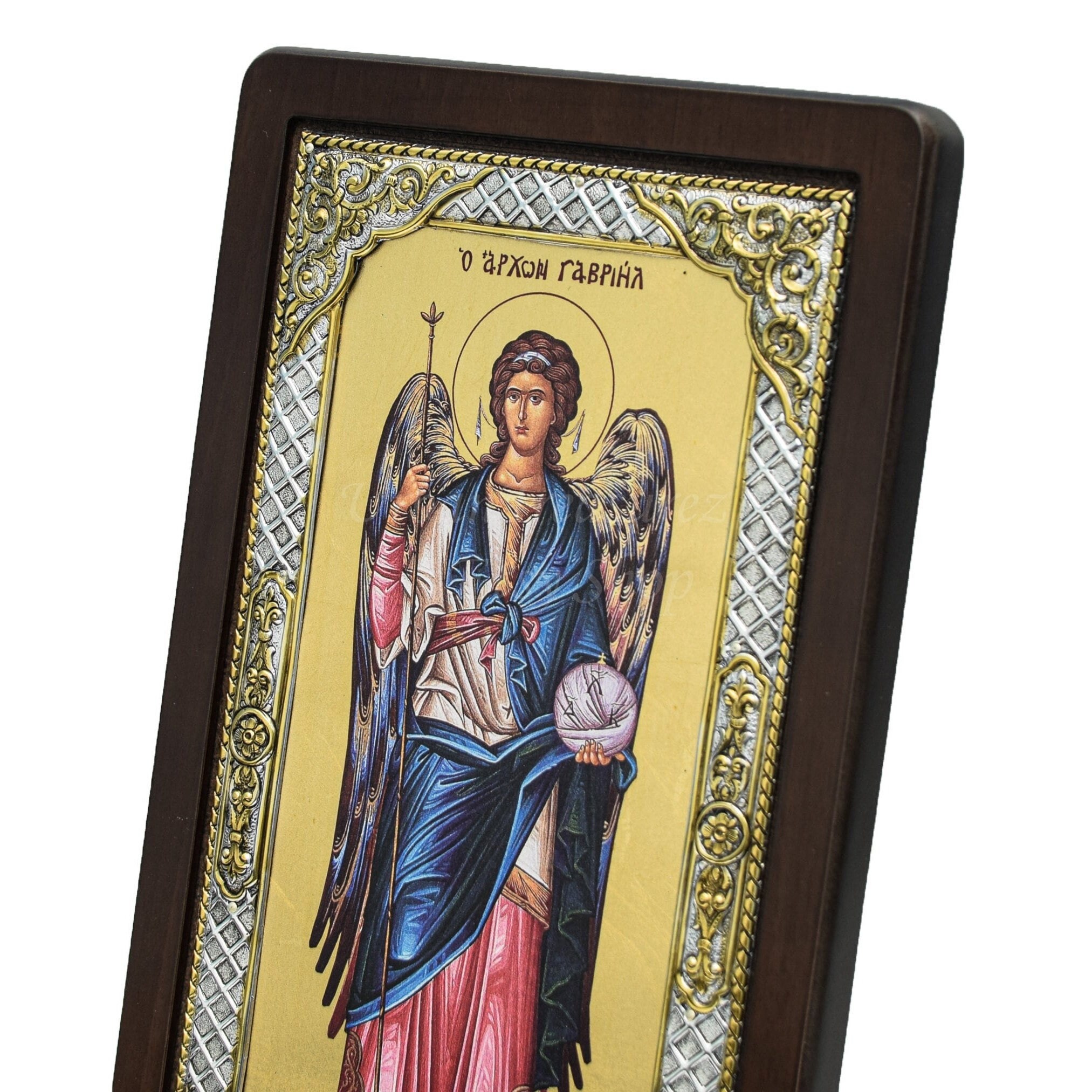 Archangel Gabriel Icon Orthodox Icon of Saint Angel Guardian of ...