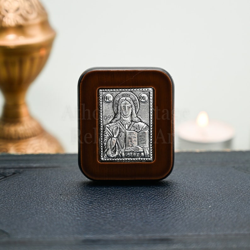 Small Orthodox Icon jesus Christ Icon Greek Orthodox Gift for Family ...