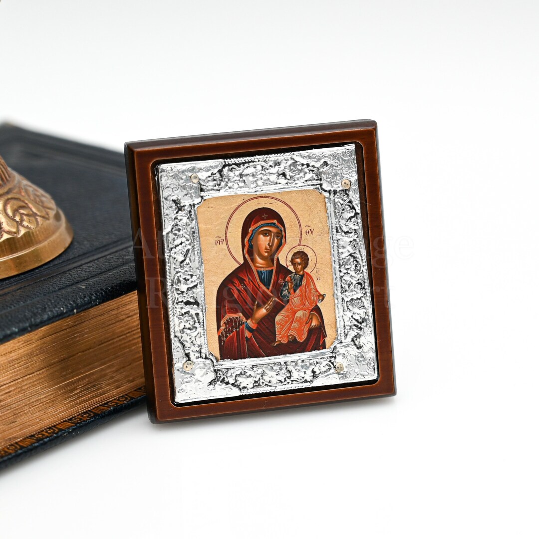 Virgin Mary Icon, Panagia Amolyntos Byzantine Hagiography, Eastern ...