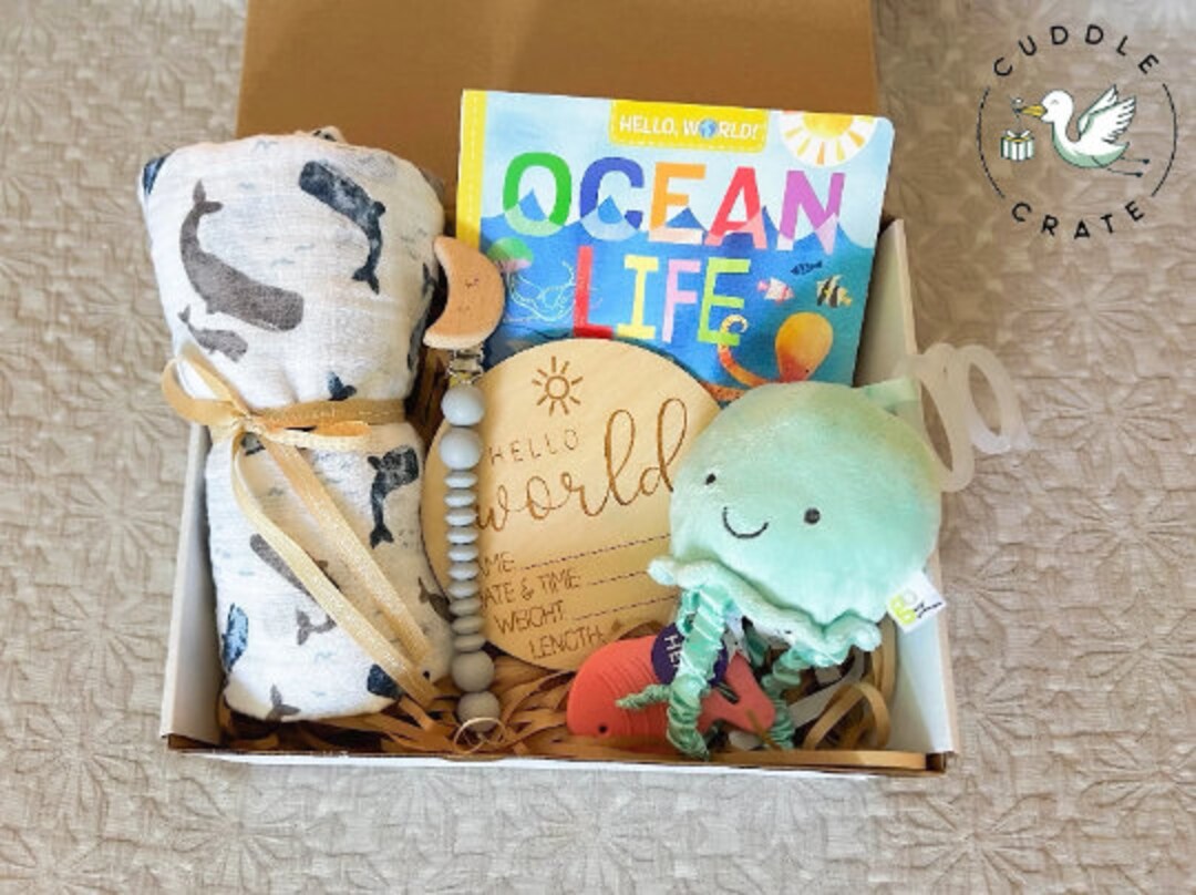 Seaside Splash Ocean Theme Gift Box for Babies & Toddlers - for Baby ...