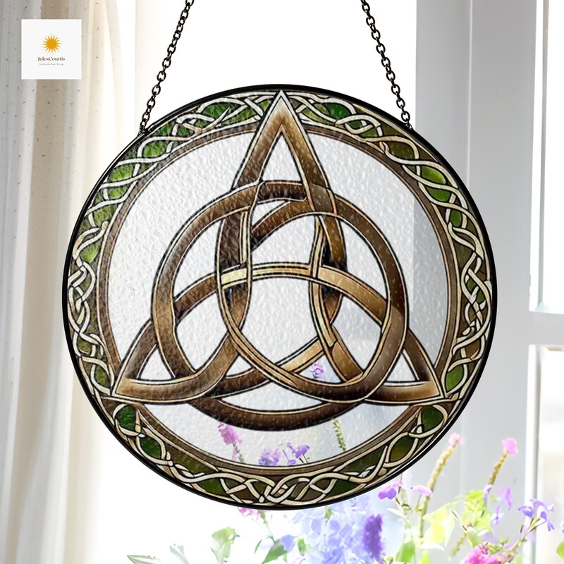 Celtic Stained Glass - Etsy