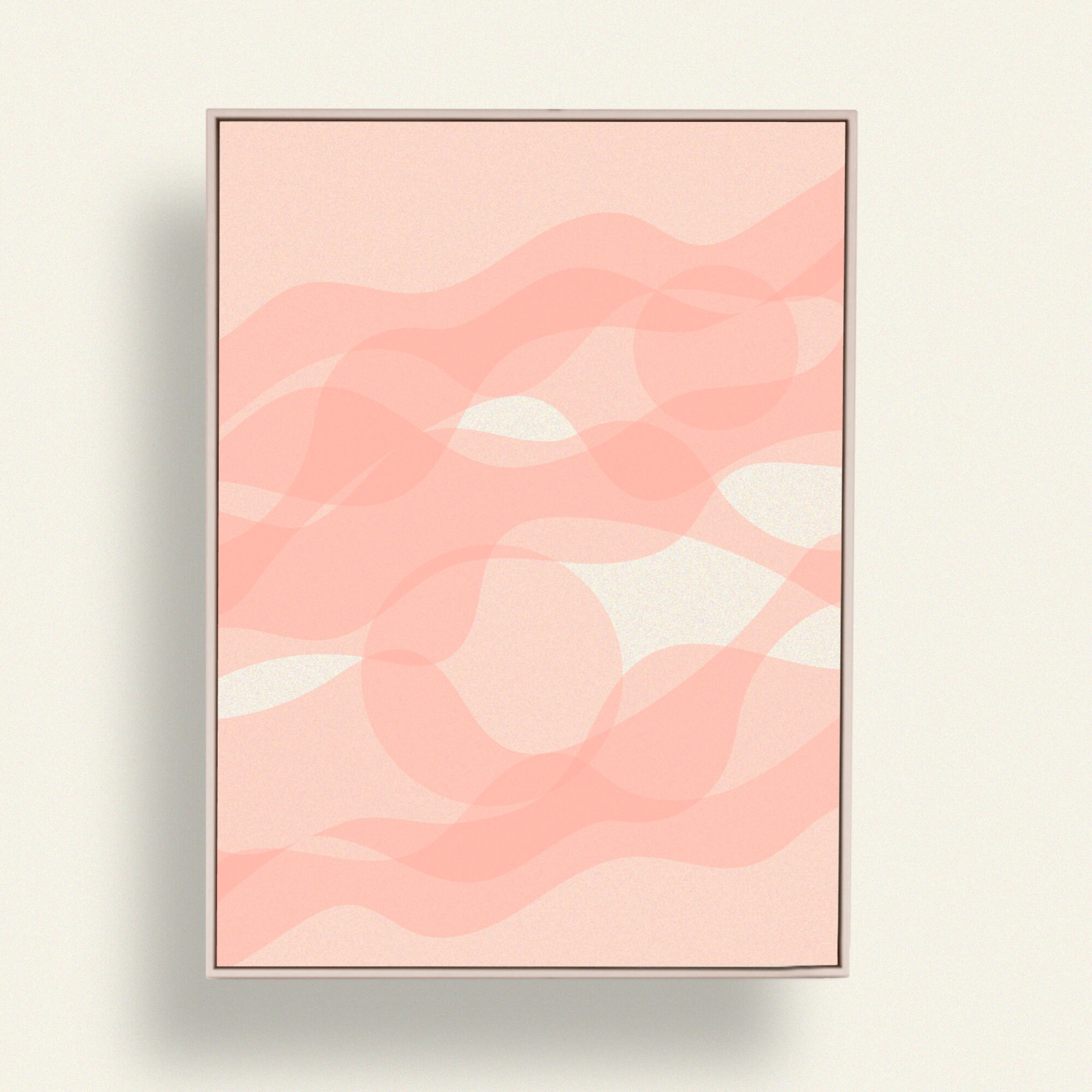 Joyful Wavy Sun Printable Poster Set of 3 in Peach 2024 Funki Dopamine ...