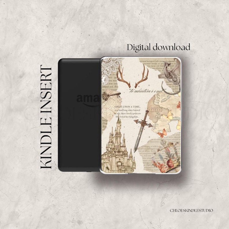 Throne of Glass Kindle Digital Insert | Acotar Insert | Clear Case ...