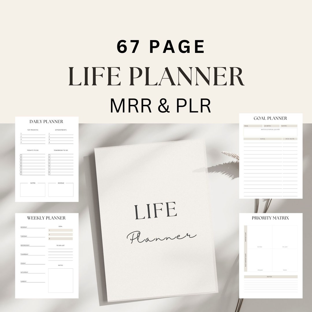 2024 Digital Life Planner | Done for You Digital Journal | Daily Life ...