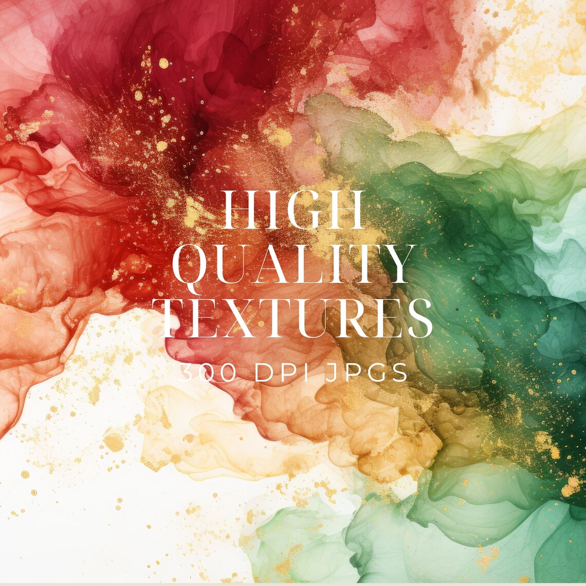 Watercolor Abstract Christmas Background Digital Paper Scrapbook ...