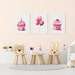 Pink Birthday Clipart Set, Watercolor Cake & Balloons, Instant Download ...