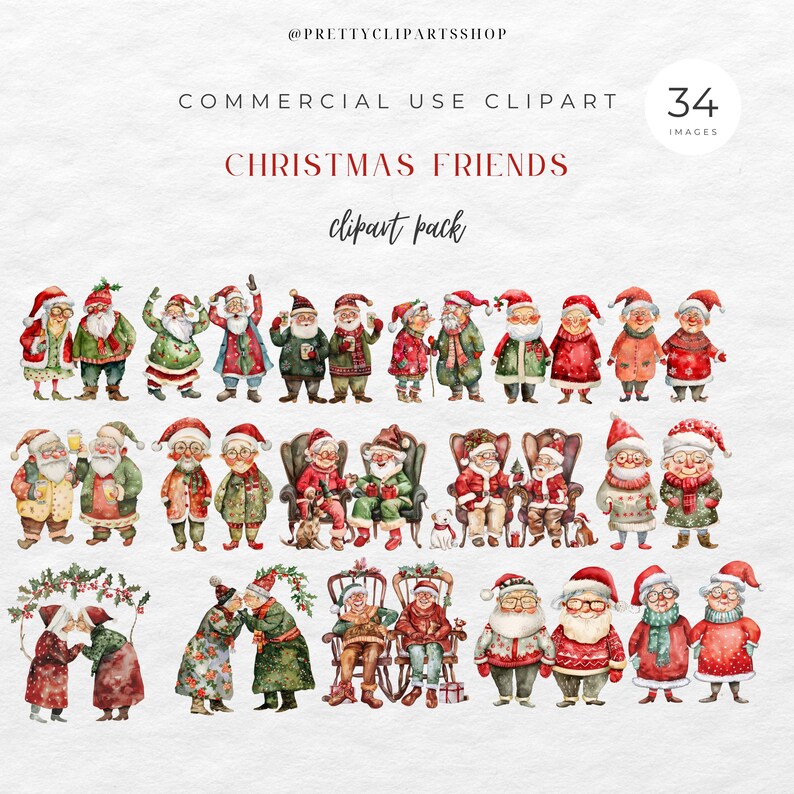 Christmas Smiling Friends Elderly Couple Funny Old People Images PNG ...