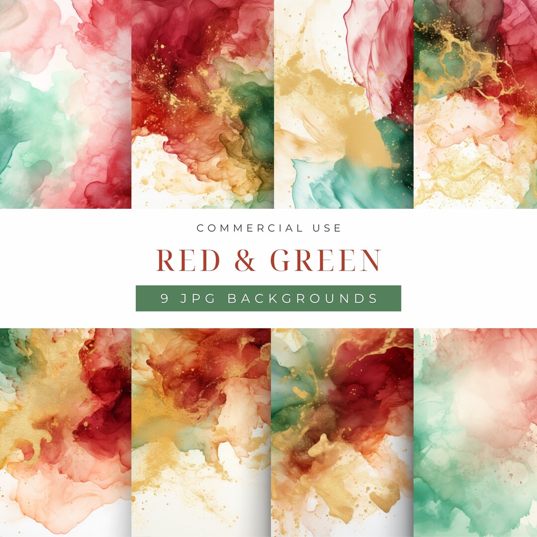 Watercolor Abstract Christmas Background Digital Paper Scrapbook ...