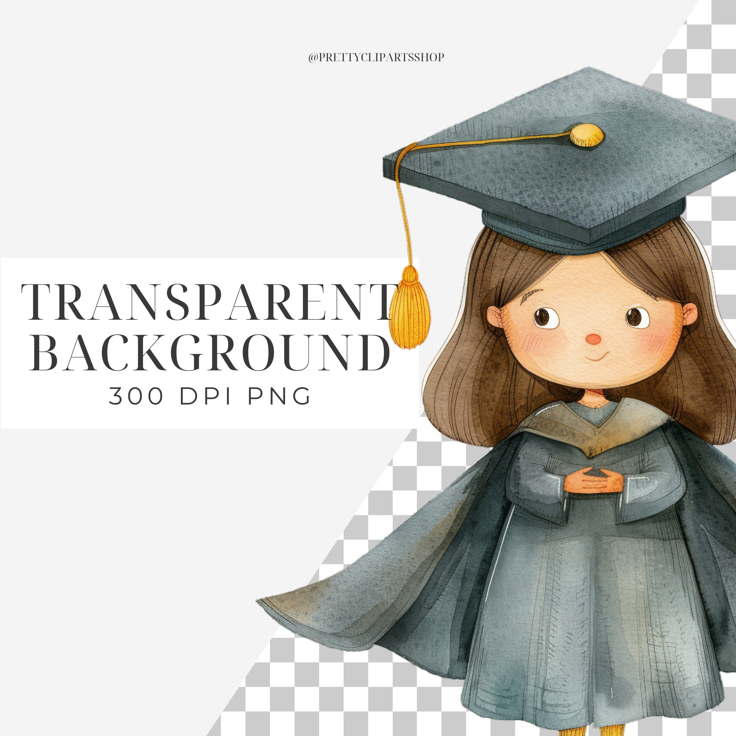 Graduation Girl and Boy Clipart Bundle for Commercial Use, 2024 ...
