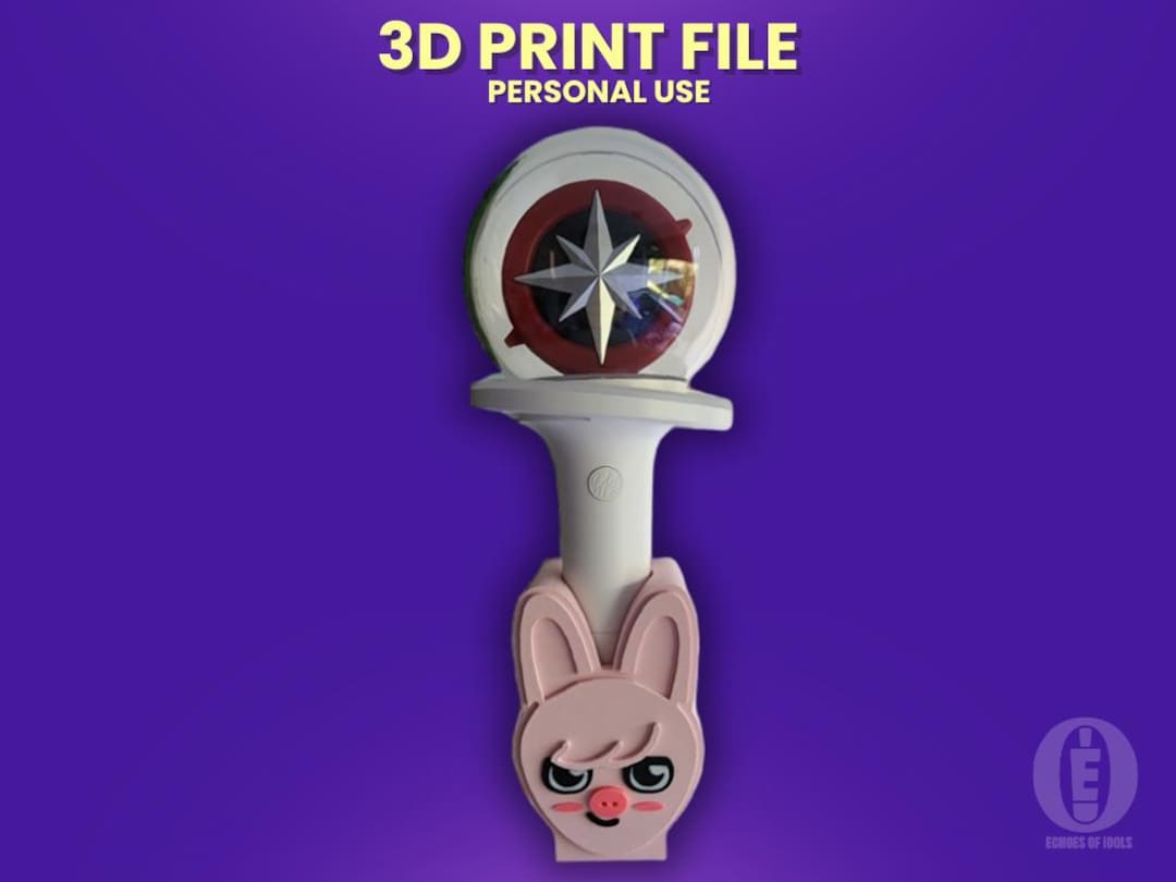3D Print Model - Dawekki - Stray Kids - SKZOO Lightstick Stand Holder ...