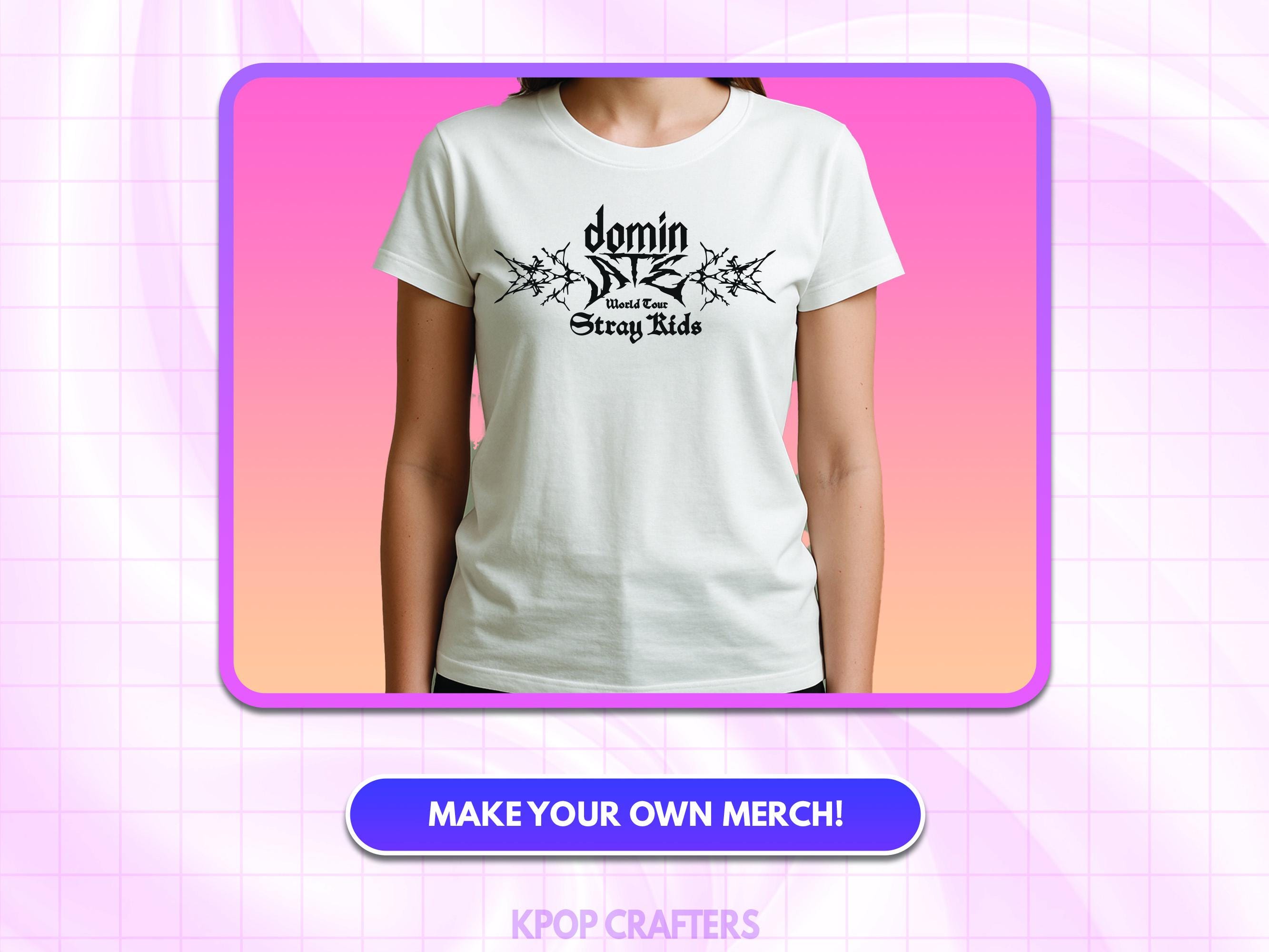 Dominate World Tour Stray Kids - SVG, PNG - Stay Kpop Sticker Vector ...