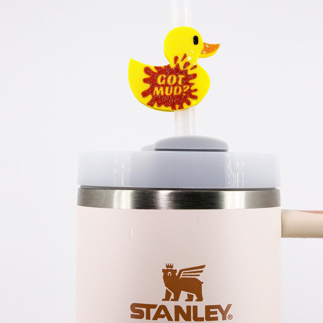 Rubber Duck Straw Charm: Mudding 4x4 Topper for Stanley/starbucks - Etsy