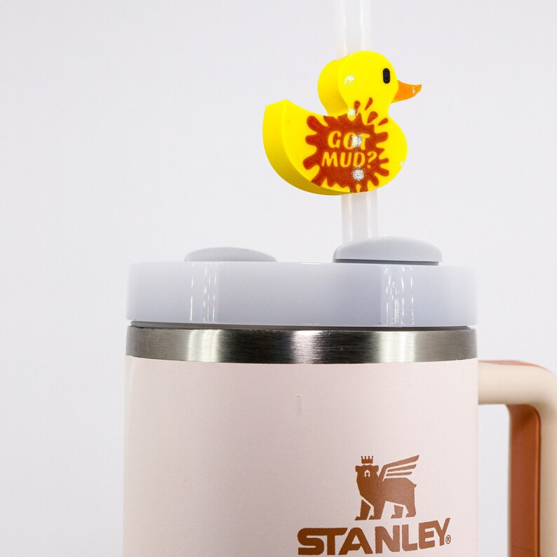 Rubber Duck Straw Charm: Mudding 4x4 Topper for Stanley/starbucks - Etsy