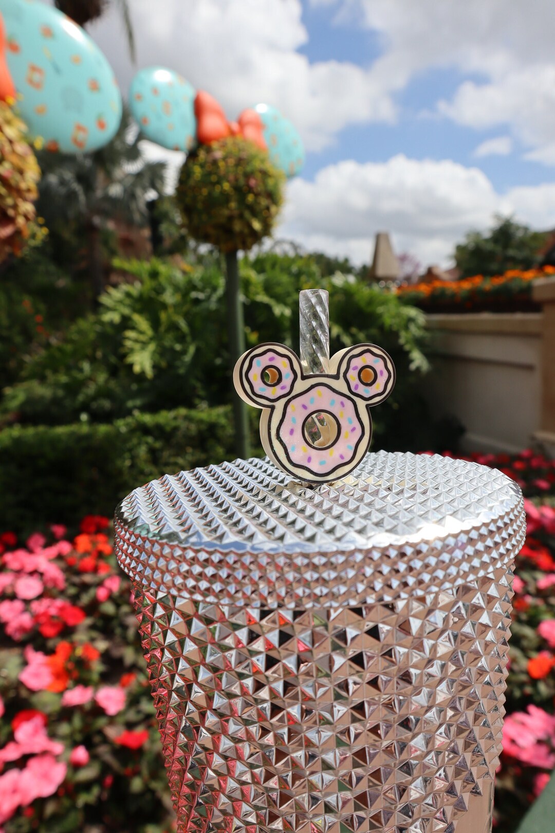 Mickey Donut Straw Topper STARBUCKS Straw Topper Stanley Straw Topper ...