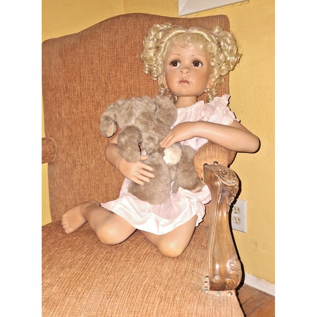 Pamela Erff Porcelain Doll Toddler "some Bunny Special" 2003 006/300 ...