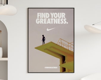 Nike Poster, Trendy Poster, Streetwear, Wall Decor, Wall Art, Hypebeast ...