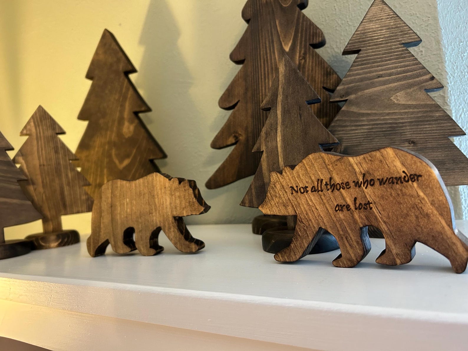 Handcrafted Wooden Bears - Etsy