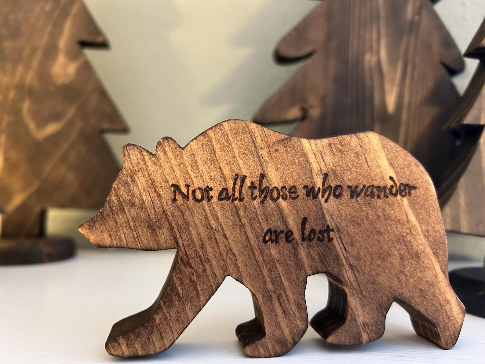 Handcrafted Wooden Bears - Etsy