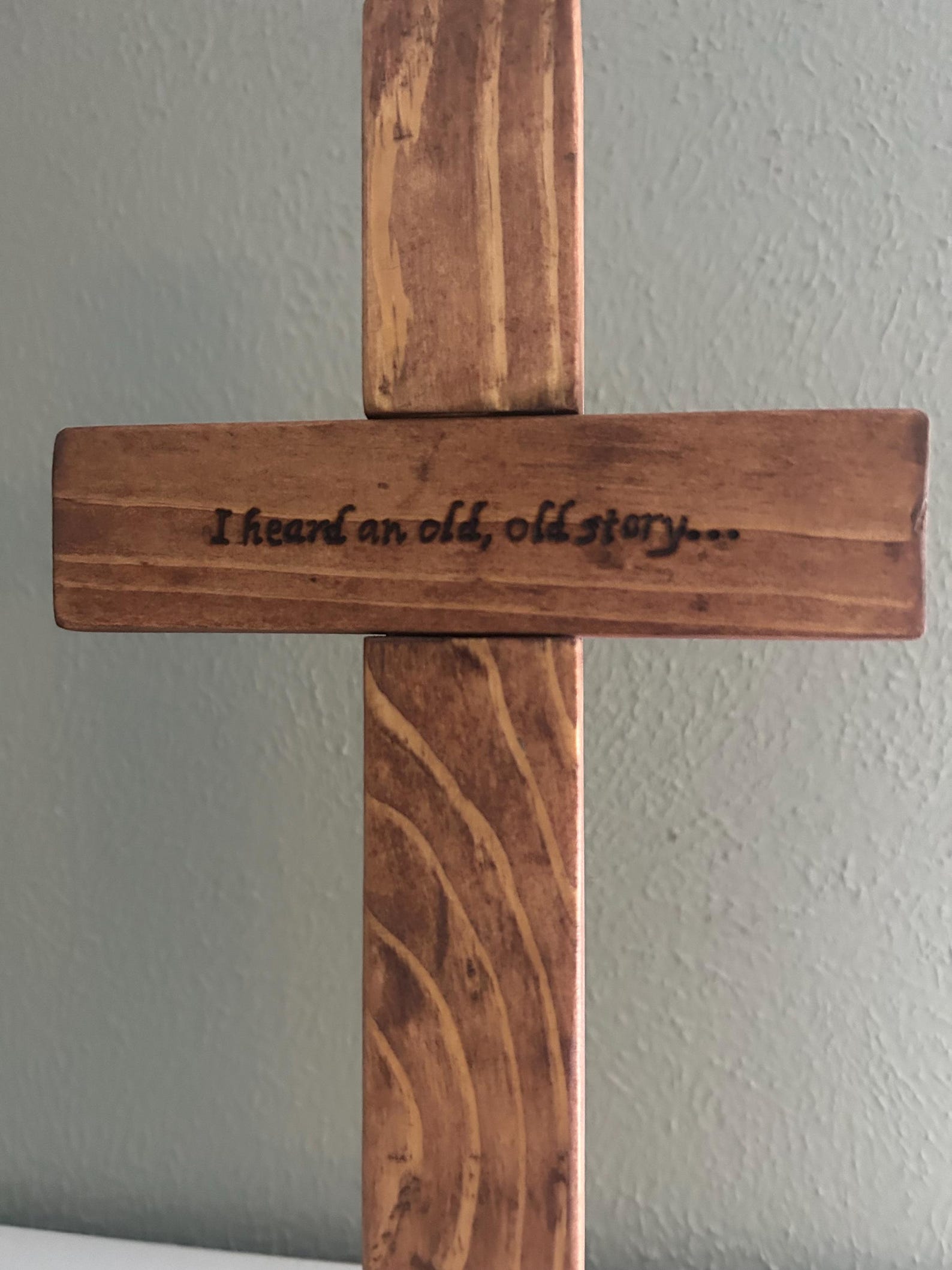 Handcrafted Engraved Wood Cross - Etsy
