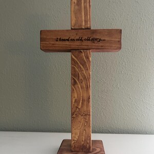 Handcrafted Engraved Wood Cross - Etsy
