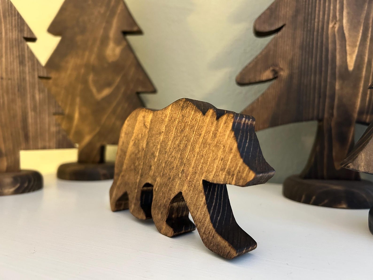 Handcrafted Wooden Bears - Etsy