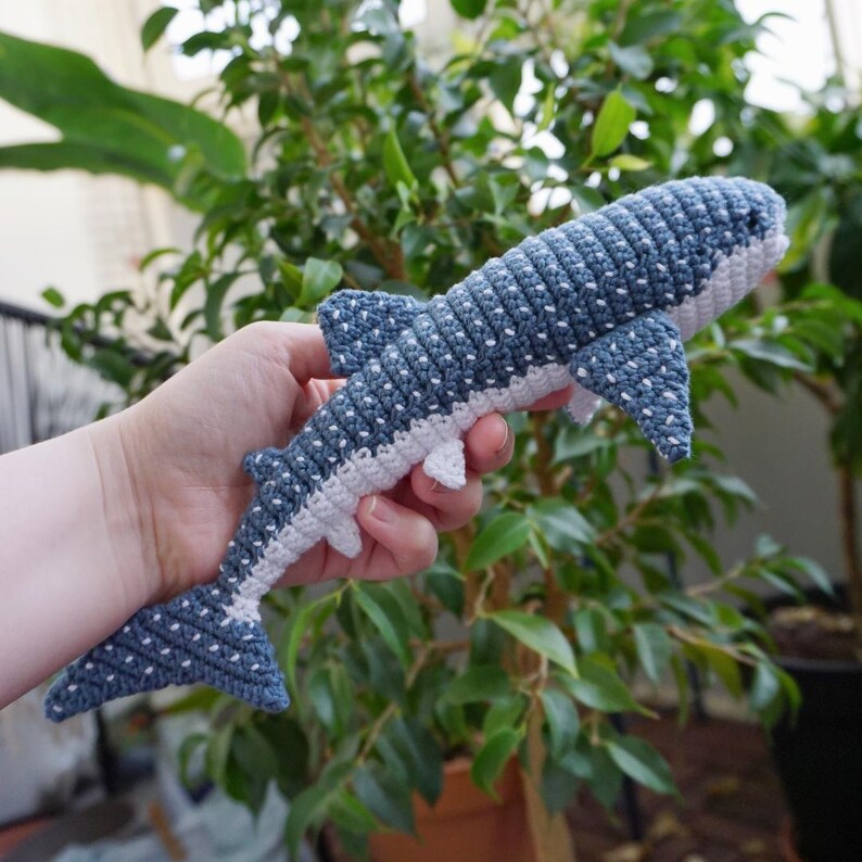 Whale Shark Plushie Realistic Crochet Pattern (PDF Download) - Etsy