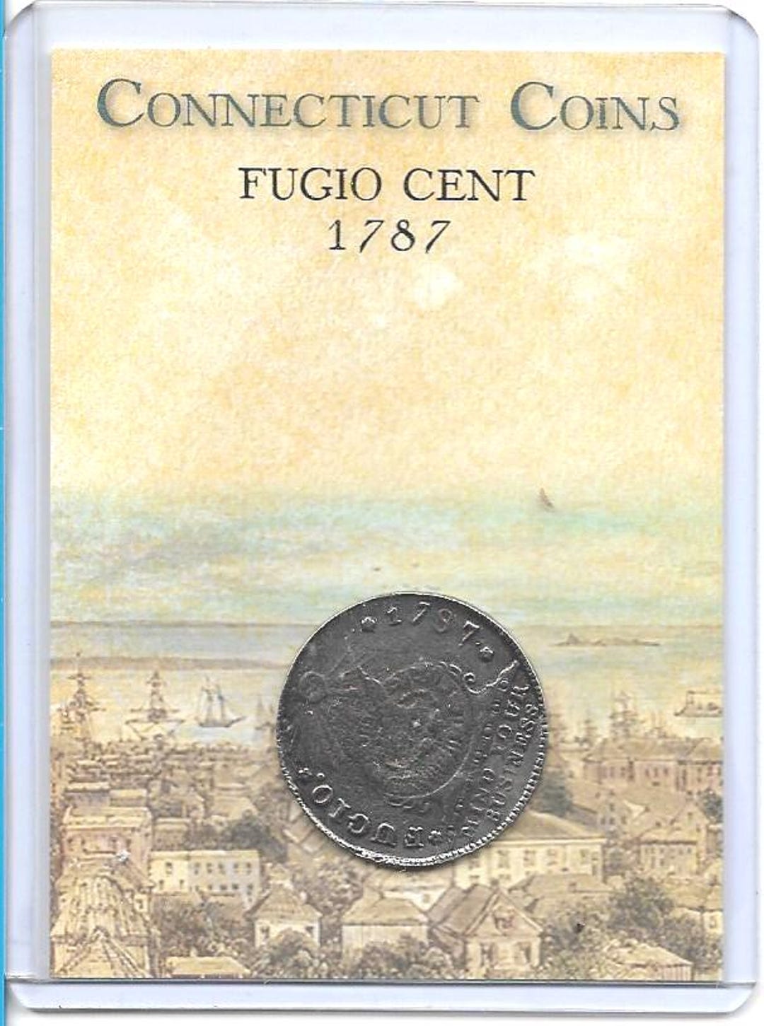 Restrike Coin 1787 Connecticut Fugio Cent - Etsy