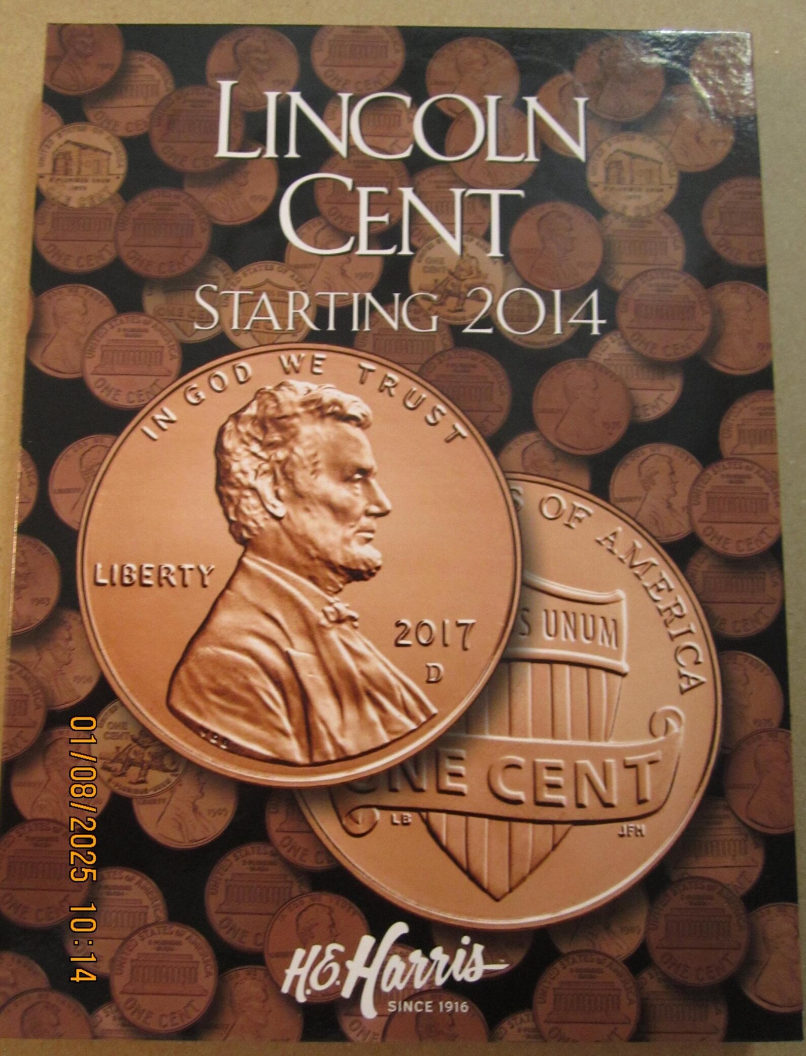4002 Harris Coin Folder for Lincoln Cent Starting 2014 - Etsy