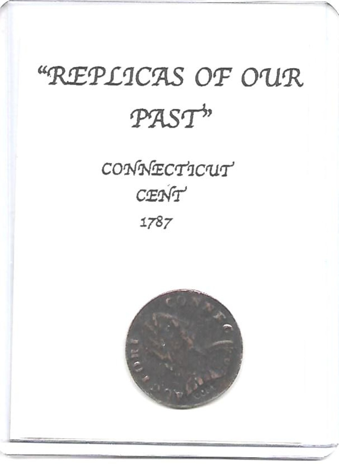 1787 Connecticut Cent Restrike Coin: Pewter & Copper Plated - Etsy