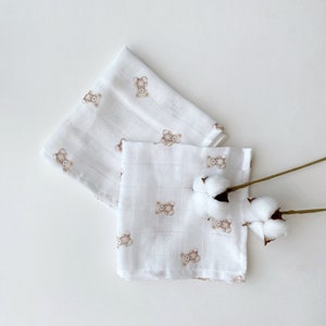 Organic Cotton Coming Home Outfit, Teddy Bear Kimono Top, Pants, Hat ...