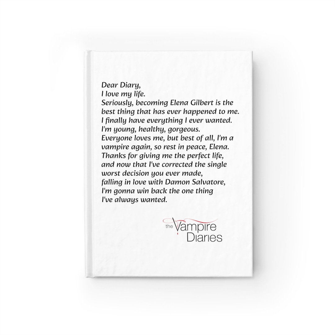 The Vampire Diaries Journal Ruled Line, Tvd Notes, Katherine Pierce ...