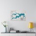 Lake St Louis Lake Map Wood Background - Etsy