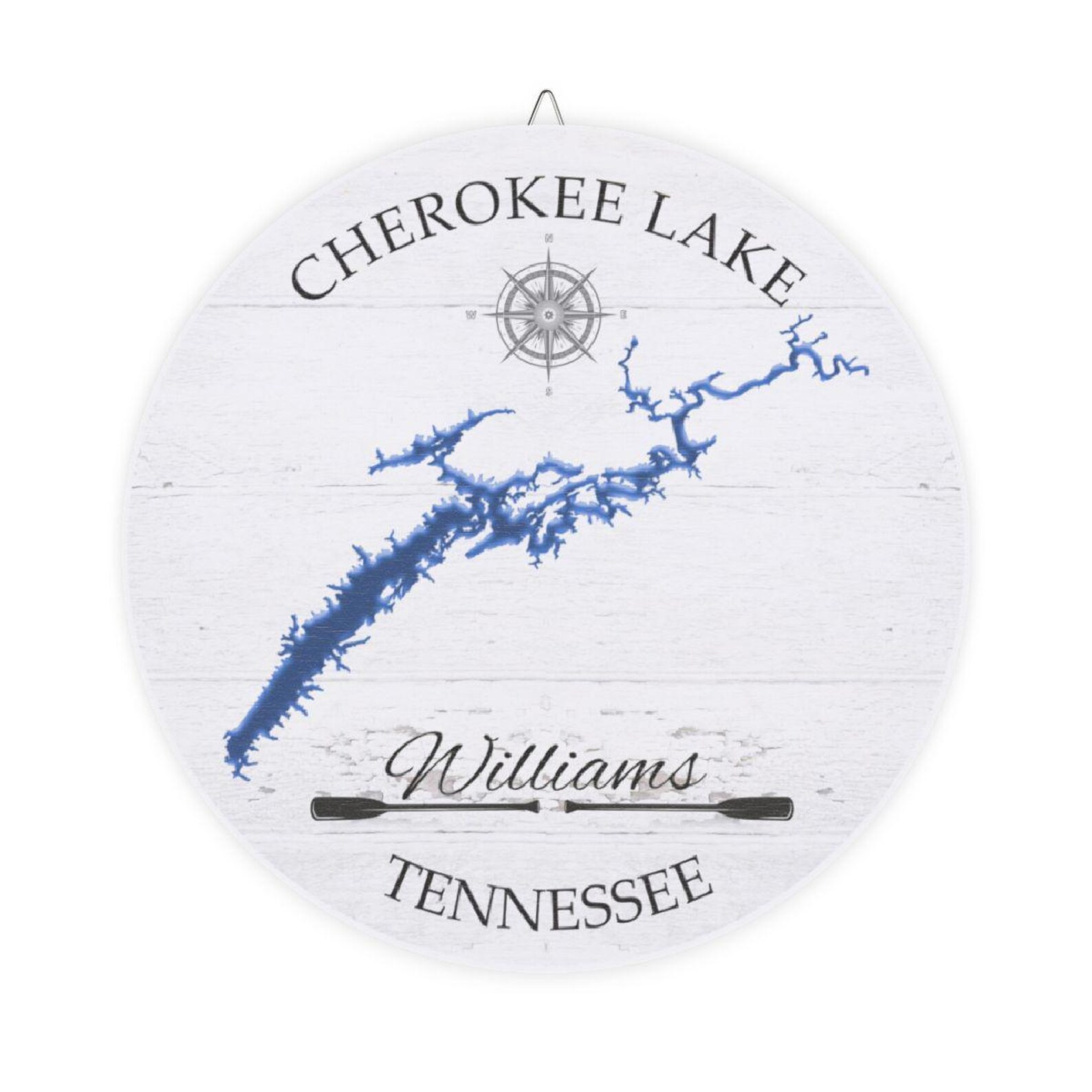 Personalized Lake Map Family Name Sign, Cabin Wall Decor, Custom Round ...