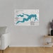 Lake St Louis Lake Map Wood Background - Etsy