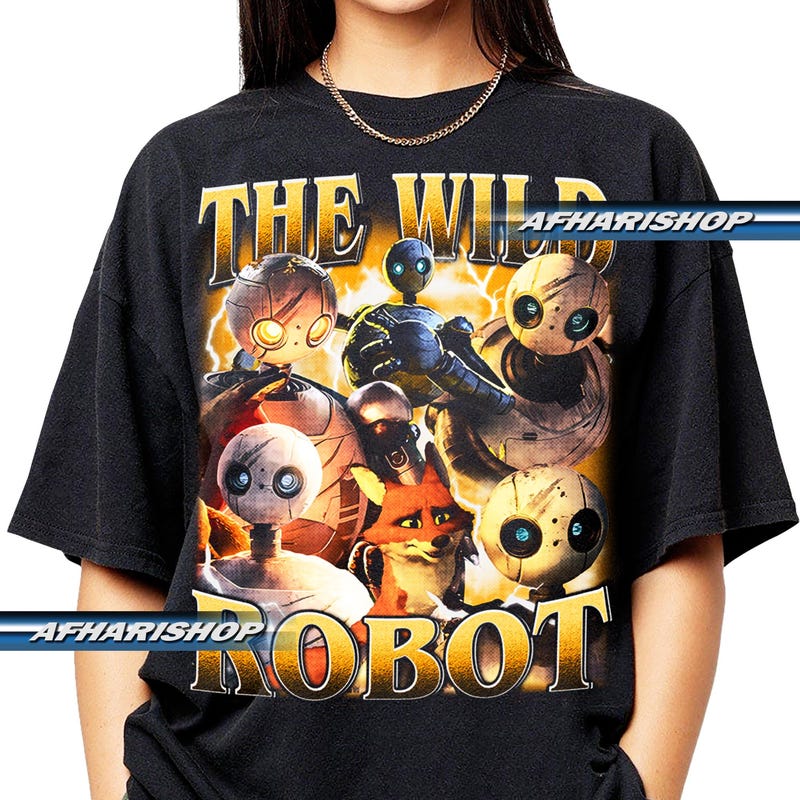 Robot T Shirt - Etsy