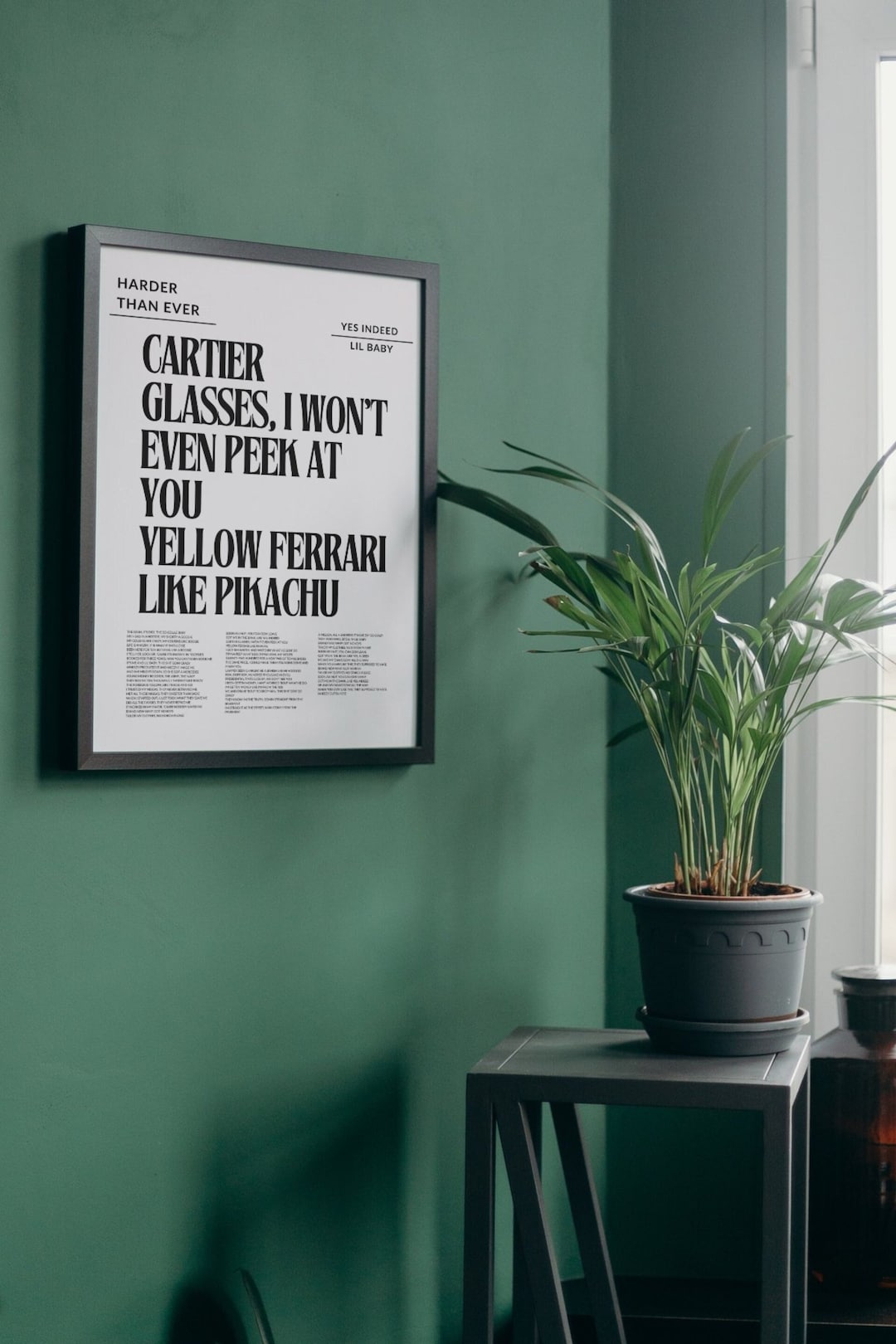 Yes Indeed DIGITAL DOWNLOAD Music Lyric Touching Gift Song Lyrics Wall ...