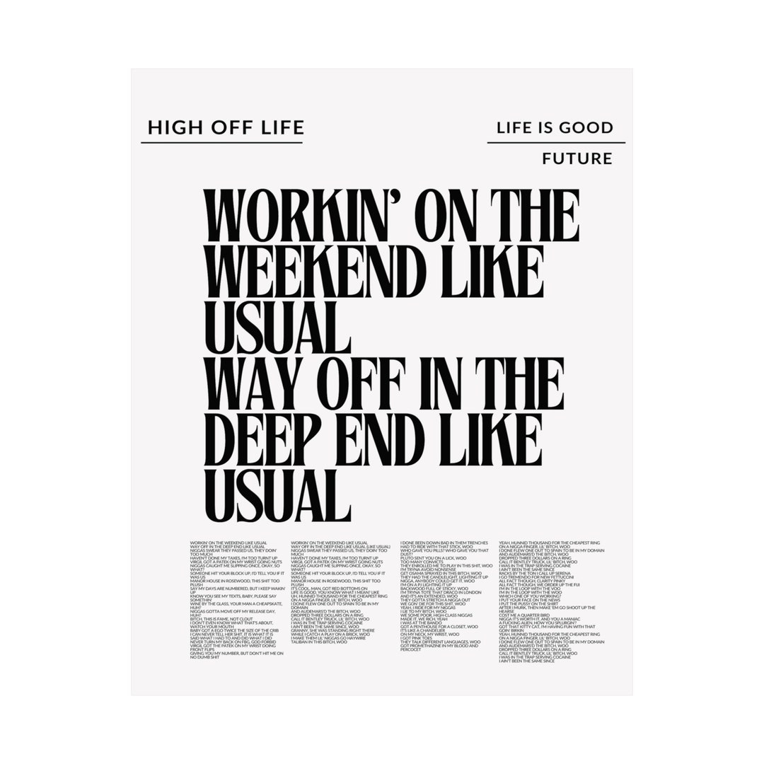 UNFRAMED Life is Good Poster - Etsy