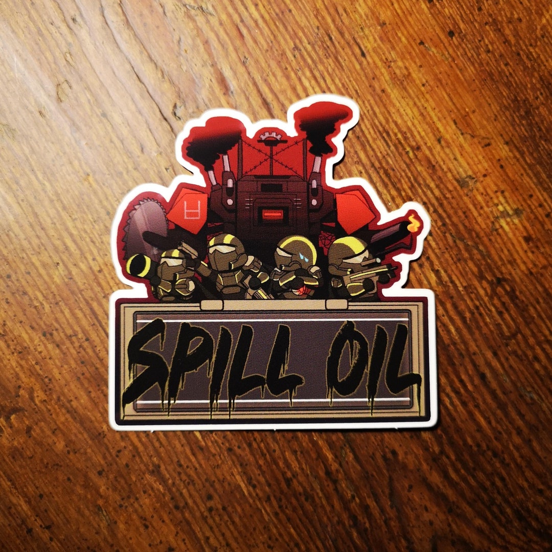 Helldivers 2 Vinyl Sticker Spill Oil - Etsy