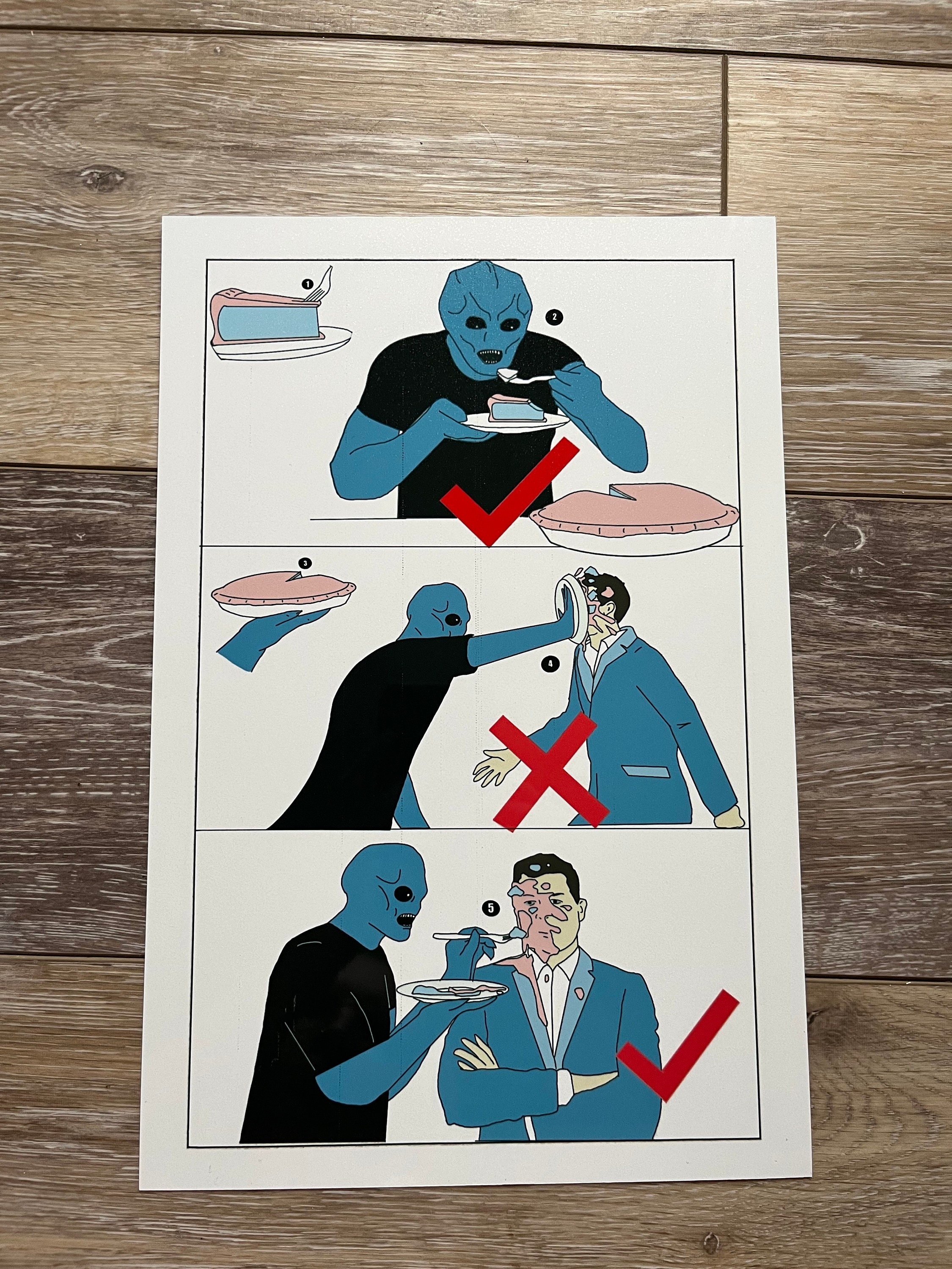 Resident Alien Metal Poster - Etsy