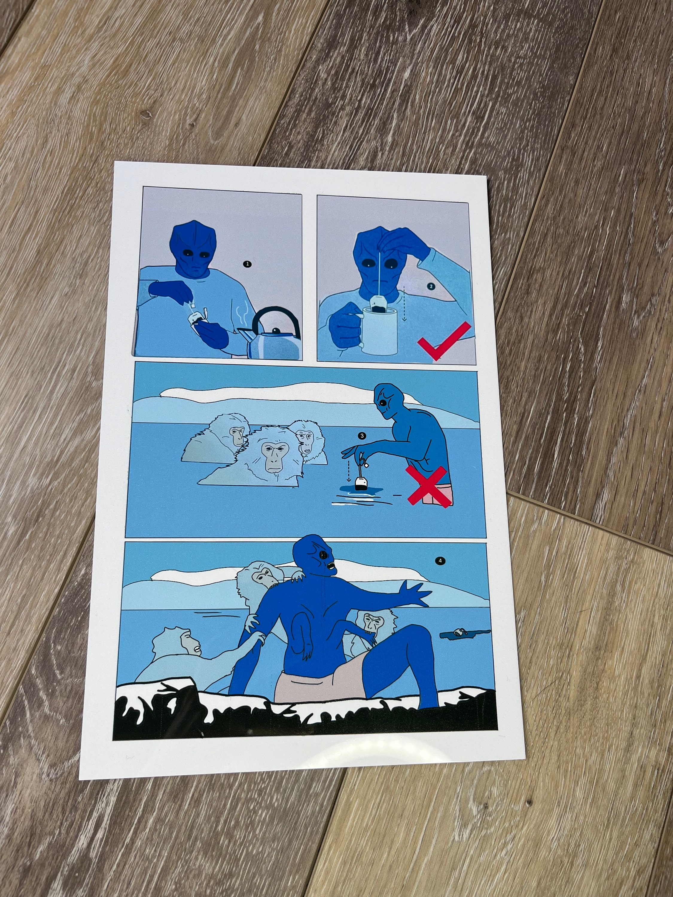 Resident Alien Metal Poster - Etsy