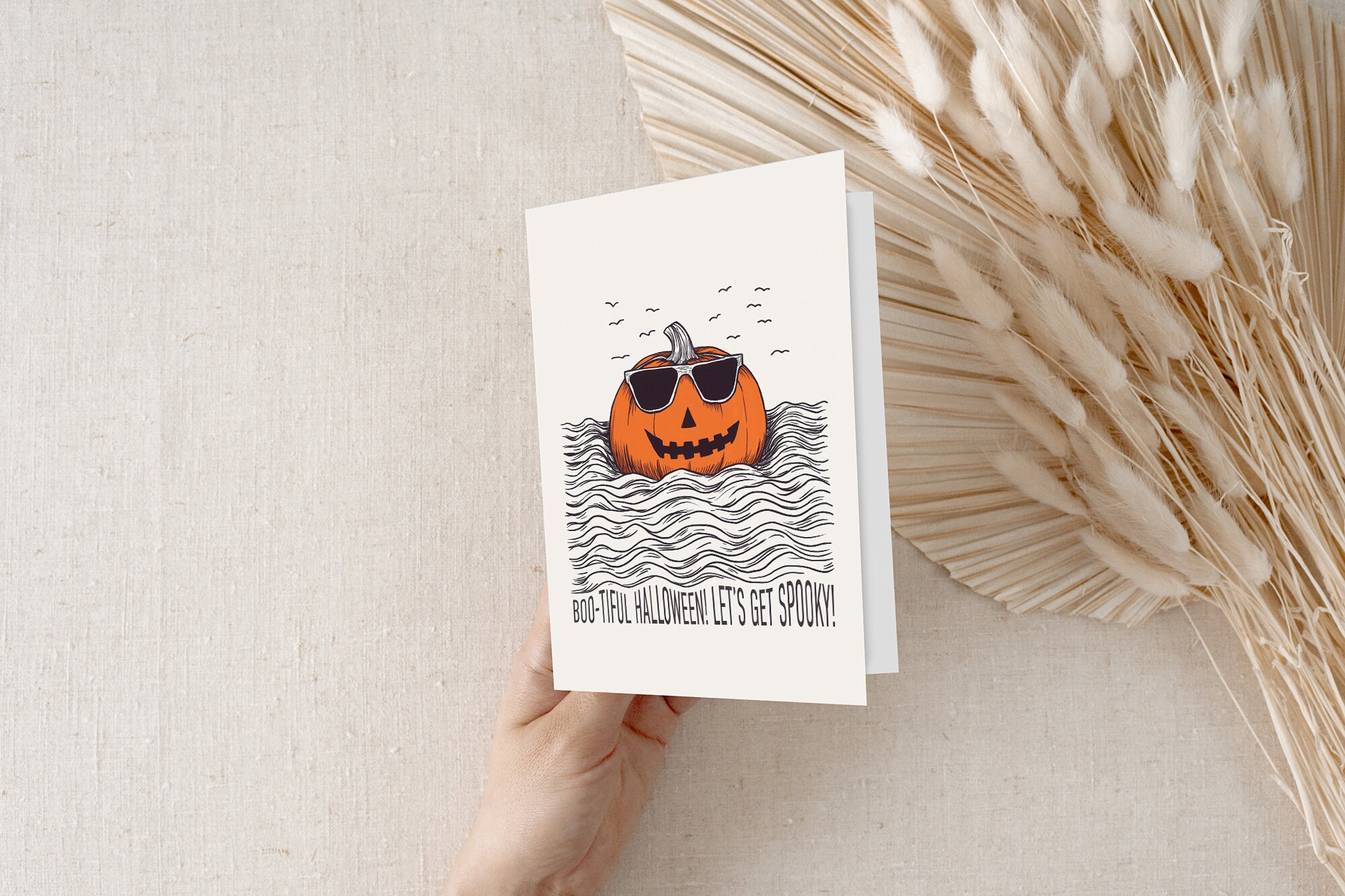 Funny Halloween Card - Instant Download, Printable Halloween Party ...