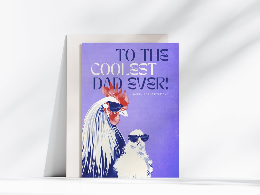 Printable Funny Father's Day Card , Instant Download Greeting Card ...