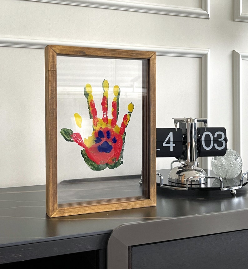 Family Handprint Art Kit, DIY Keepsake Gift, Wooden Frame - Etsy