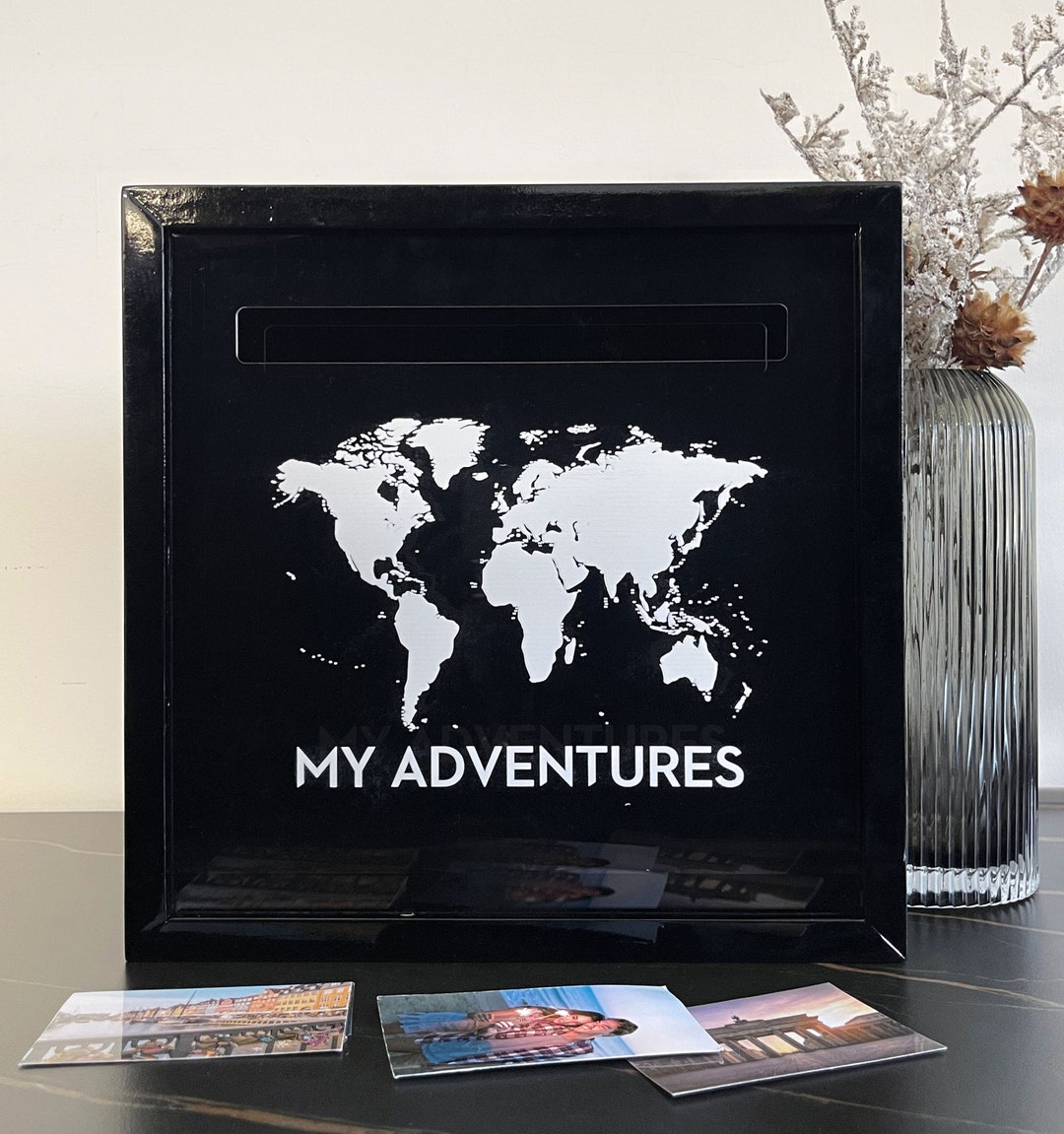 Custom Travel Memory Box, Adventures Archive Box, Ticket Display ...