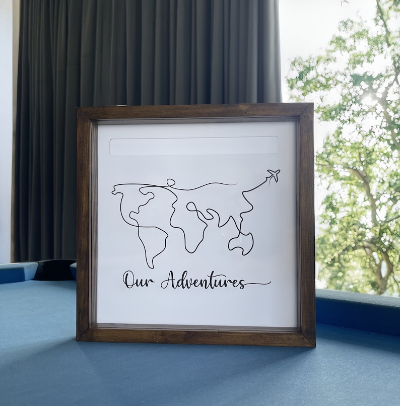 Travel Memory Box | Personalized Wooden Keepsake | Gift for Travelers ...